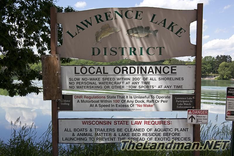 Lawrence Lake WI Marquette County Wisconsin Fishing Lake