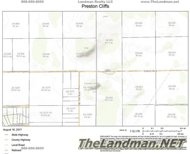 Preston Cliffs WI - Adams County Wisconsin Rock Formation
